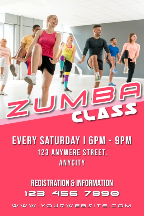 Zumba Classes Template | PosterMyWall