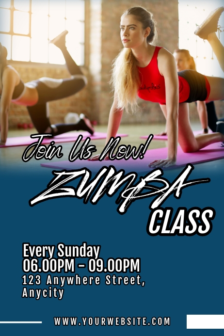 Zumba Classes Template | PosterMyWall