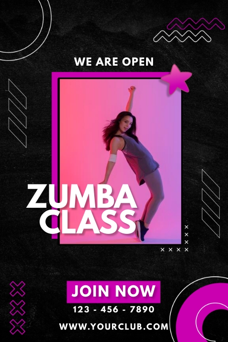 Zumba Classes Template | PosterMyWall
