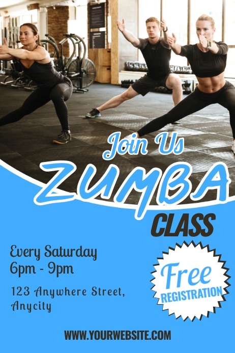 Zumba Classes Template | PosterMyWall