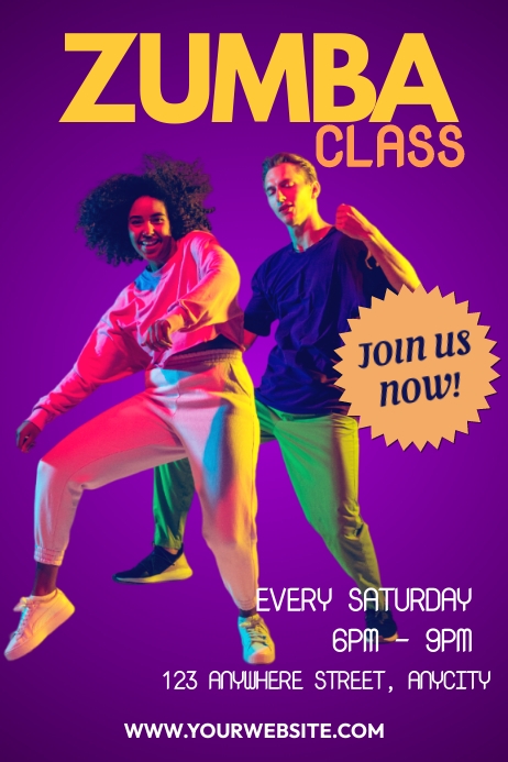 Zumba Classes Template | PosterMyWall