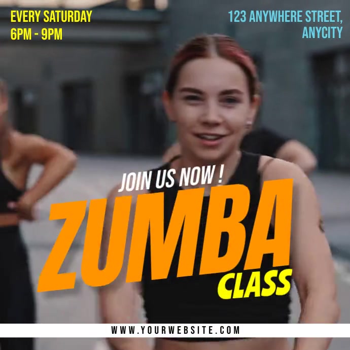 Zumba Classes Template | PosterMyWall
