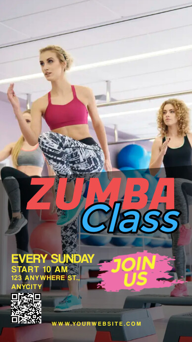 Zumba Classes Template | PosterMyWall