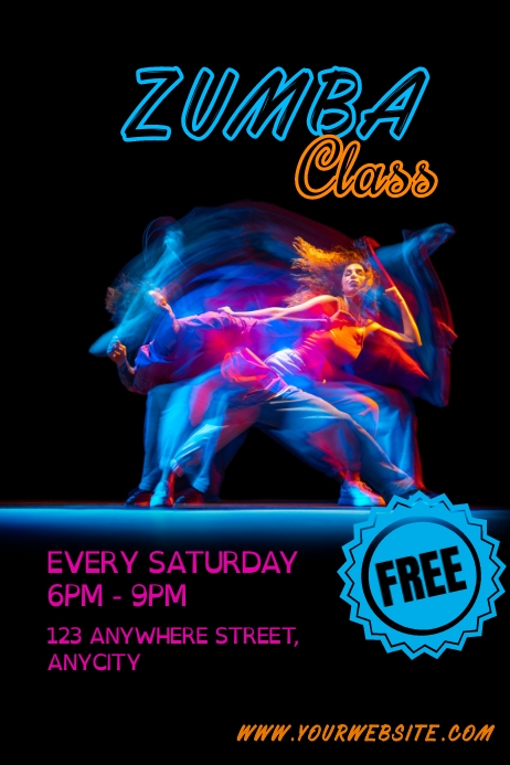Zumba Classes Template | PosterMyWall