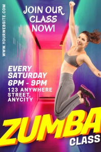 Zumba Classes Template | PosterMyWall