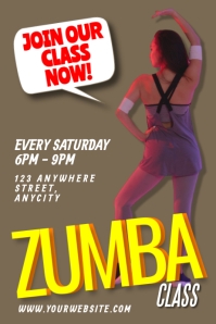 ZUMBA POSTER Template | PosterMyWall