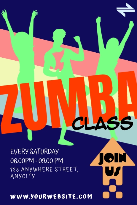 Zumba Classes Template | PosterMyWall