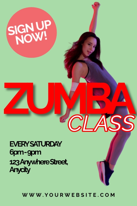 Zumba Classes Template | PosterMyWall