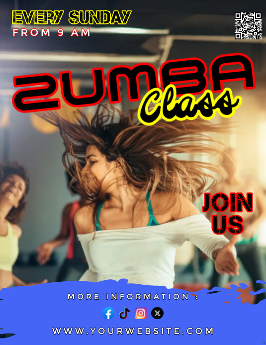 Zumba Classes Template | PosterMyWall