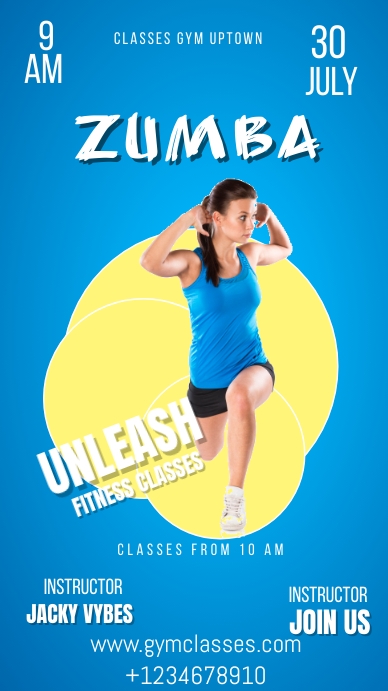 Copy of Zumba Classes | PosterMyWall