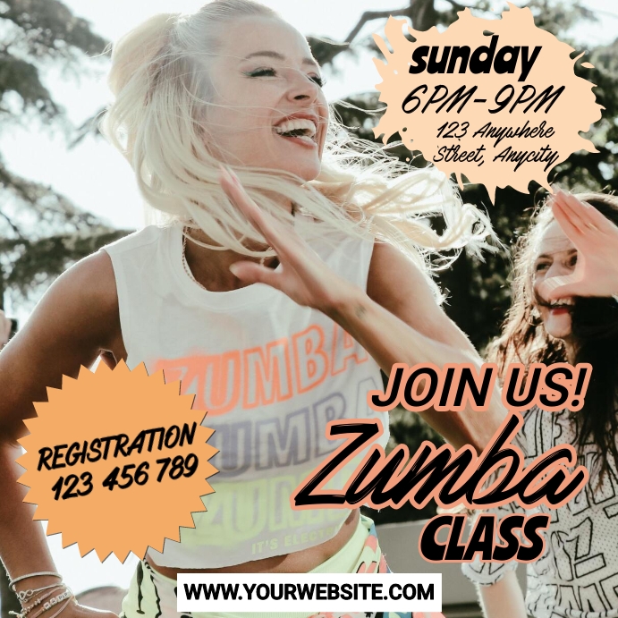Zumba Classes Template | PosterMyWall
