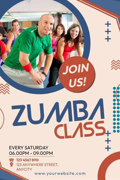 Plantilla de Zumba Classes | PosterMyWall