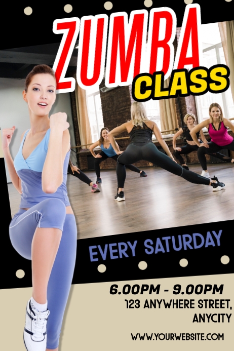 Modèle Zumba Classes | PosterMyWall