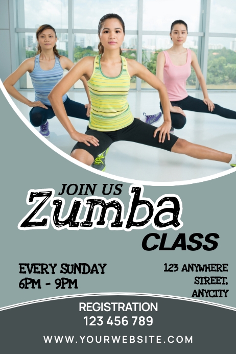Zumba Classes Template | PosterMyWall
