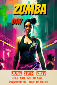 ZUMBA POSTER Template | PosterMyWall