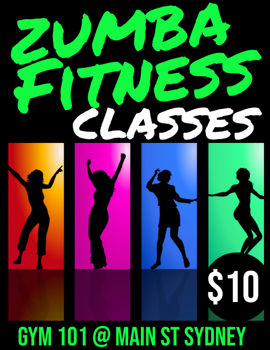 zumba fitness Template | PosterMyWall