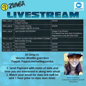 Zumba Template | PosterMyWall
