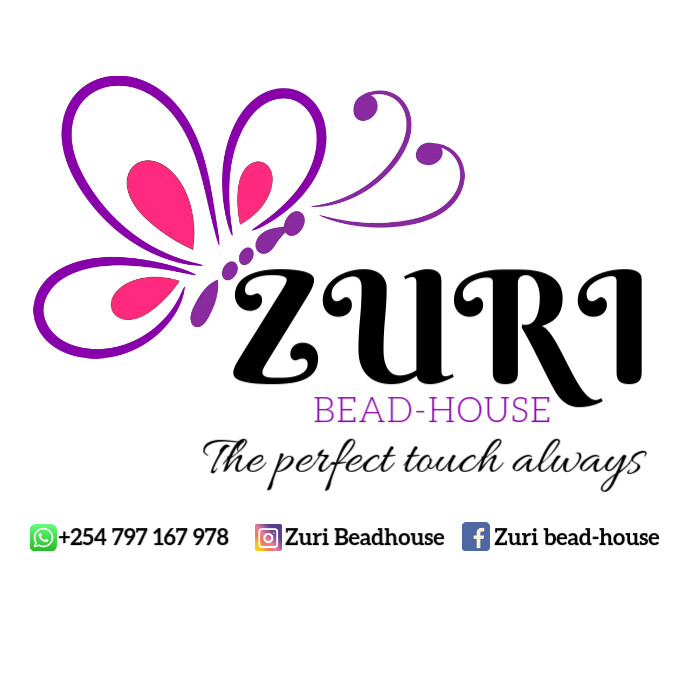 Zuri Beadhouse Logo Template | PosterMyWall