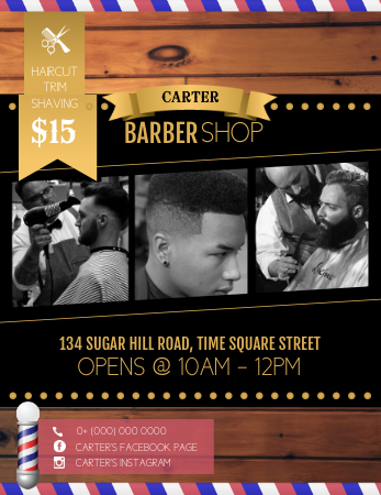 Design Your Barber Poster In Minutes | PosterMyWall