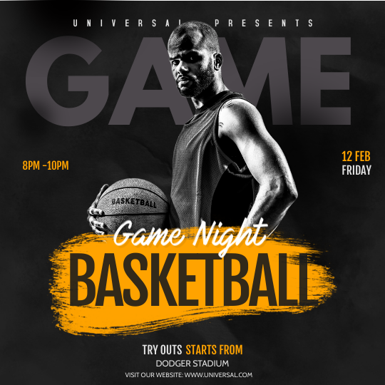 Create Basketball Posters For Free | PosterMyWall