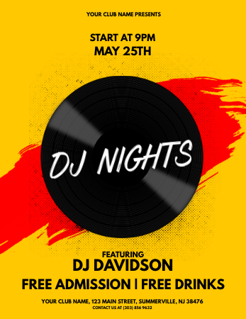 Free Club Flyers: Customize in Minutes | PosterMyWall