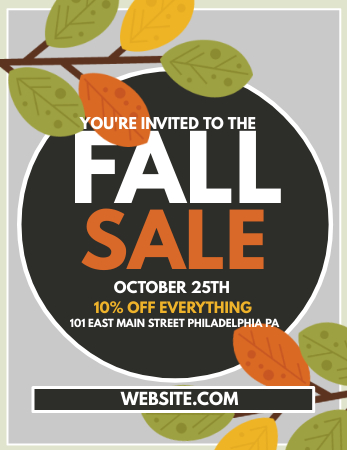 Free Customizable Fall Posters | PosterMyWall