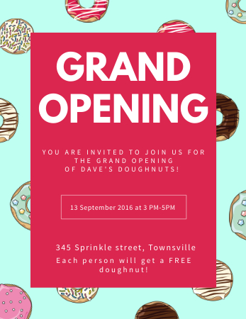 Create Grand Opening Posters In Minutes | PosterMyWall