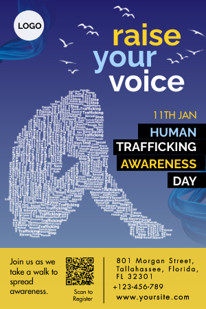 Design Human Trafficking Awareness Flyers | PosterMyWall