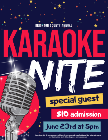 Free Customizable Karaoke Flyers | PosterMyWall