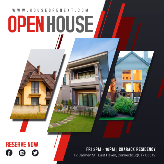 Create Free Open House Ads | PosterMyWall