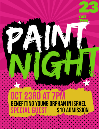Free Customizable Paint Night Flyers | PosterMyWall