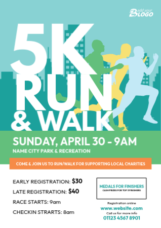 Ignite Energy with Running Flyers | PosterMyWall