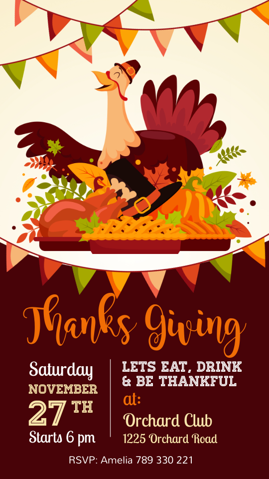 Create Thanksgiving Flyers In Minutes | PosterMyWall