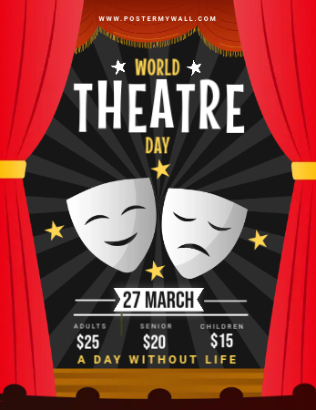 Create Free Theatre Flyers | PosterMyWall | PosterMyWall