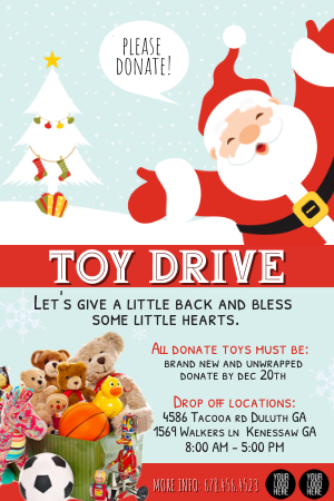 Create Toy Drive Posters For Free | PosterMyWall
